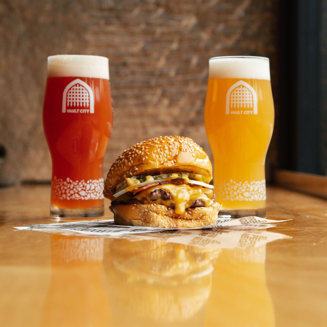Try the UK's Best Burger at Porty Vault! – Vault City Brewing