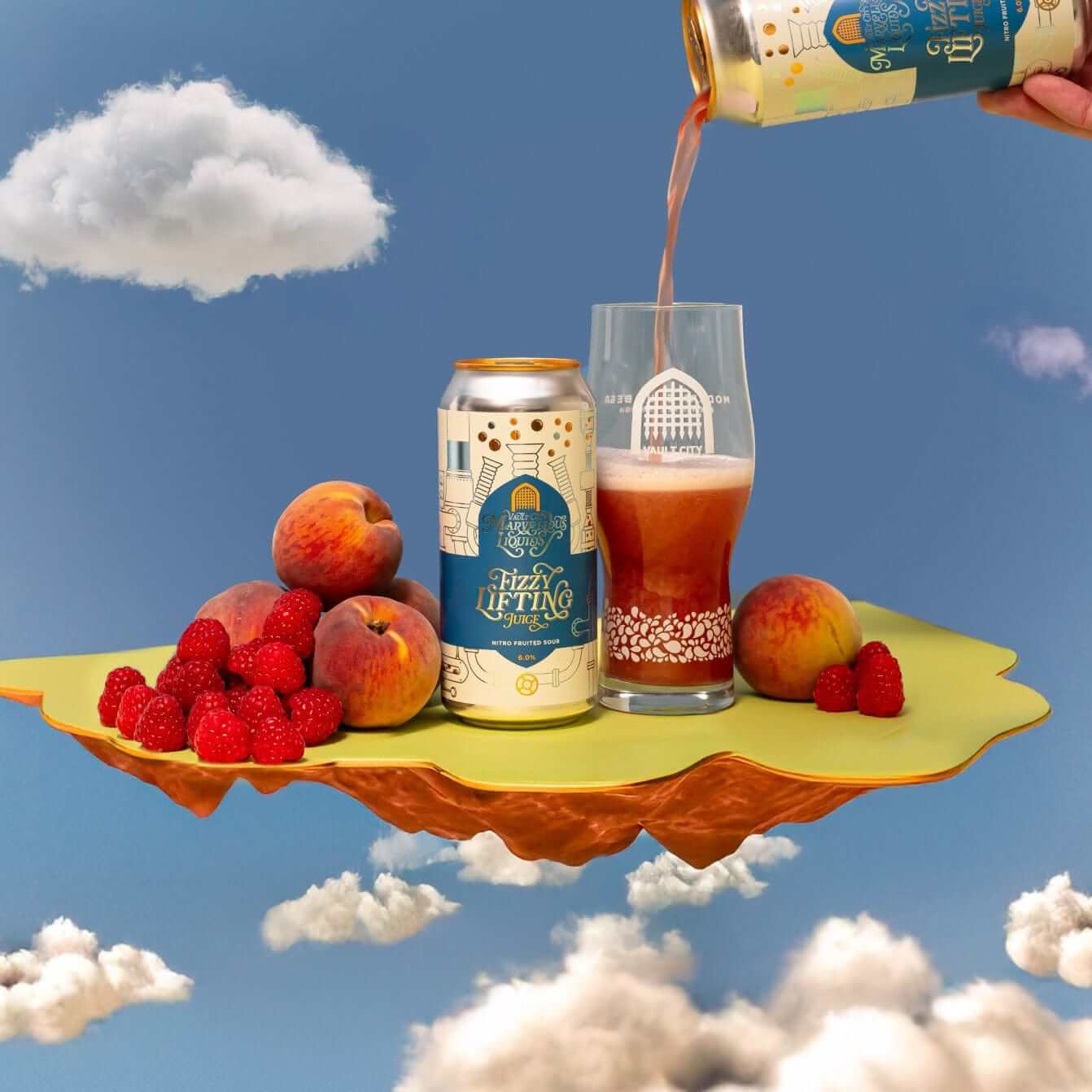 Fizzy Lifting Juice, Nitro Sour – Craft Beer Delight – Vault City Brewing