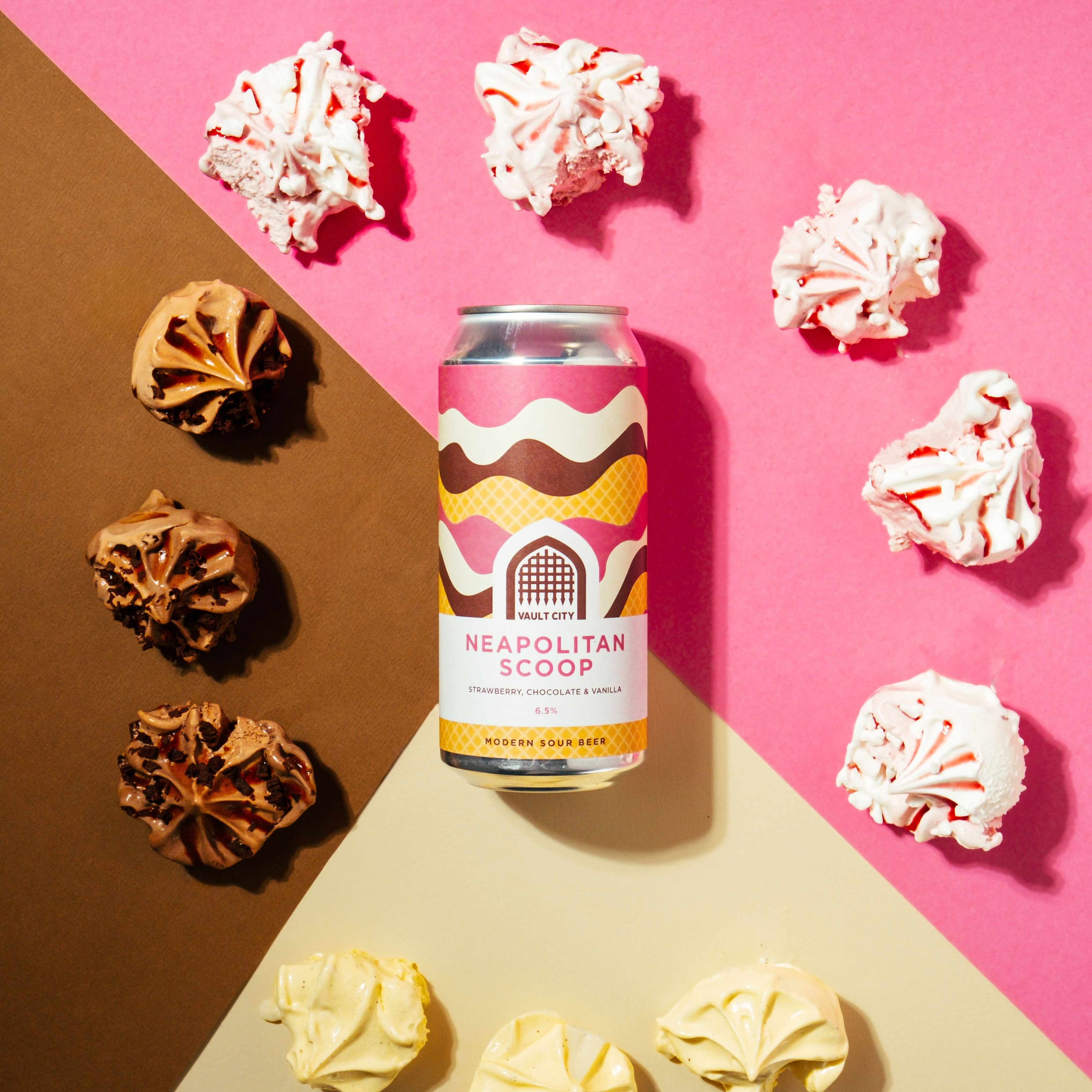 Neapolitan Scoop: Classic Ice Cream Drink – Vault City Brewing