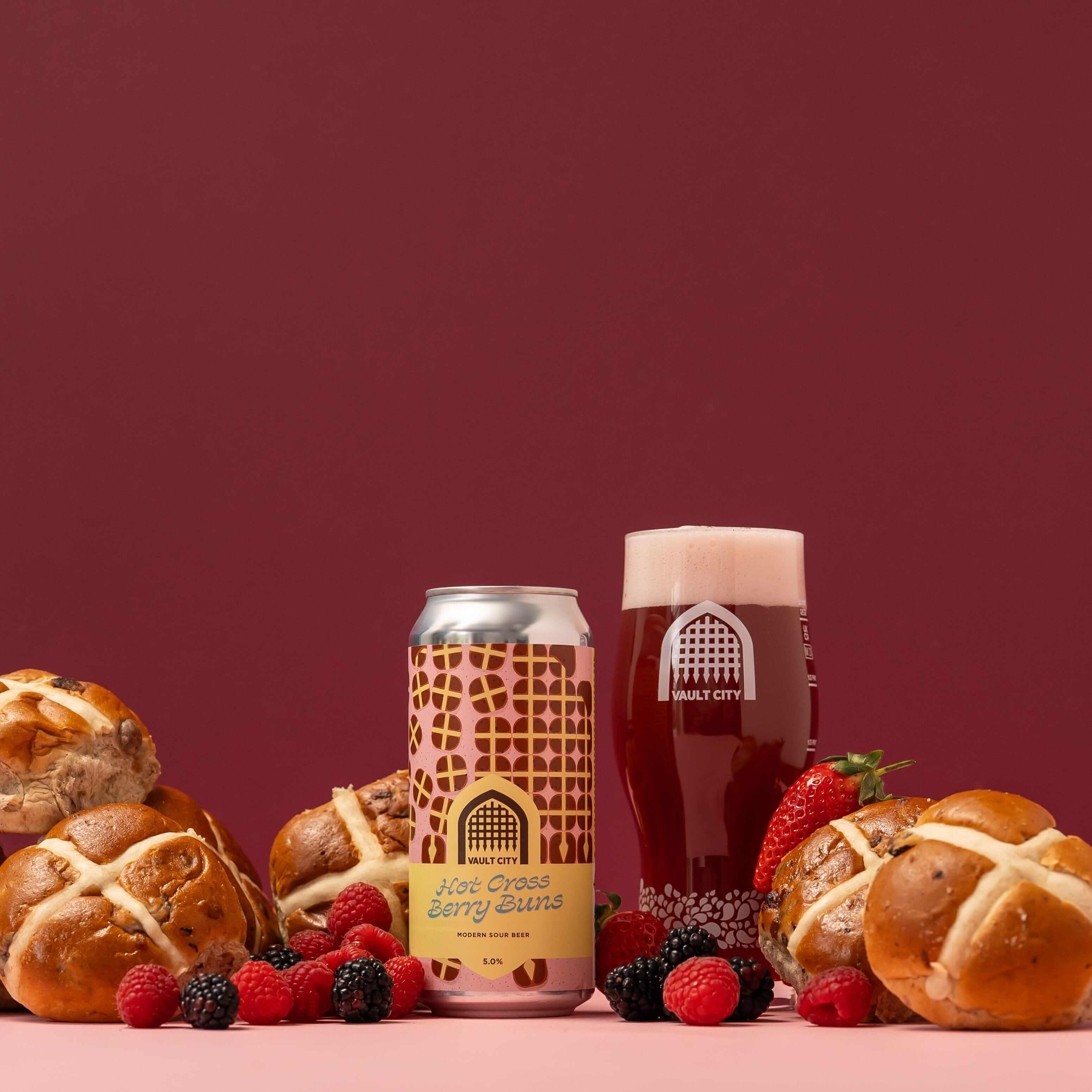 Hot Cross Berry Buns - Deliciously Tart & Sweet – Vault City Brewing