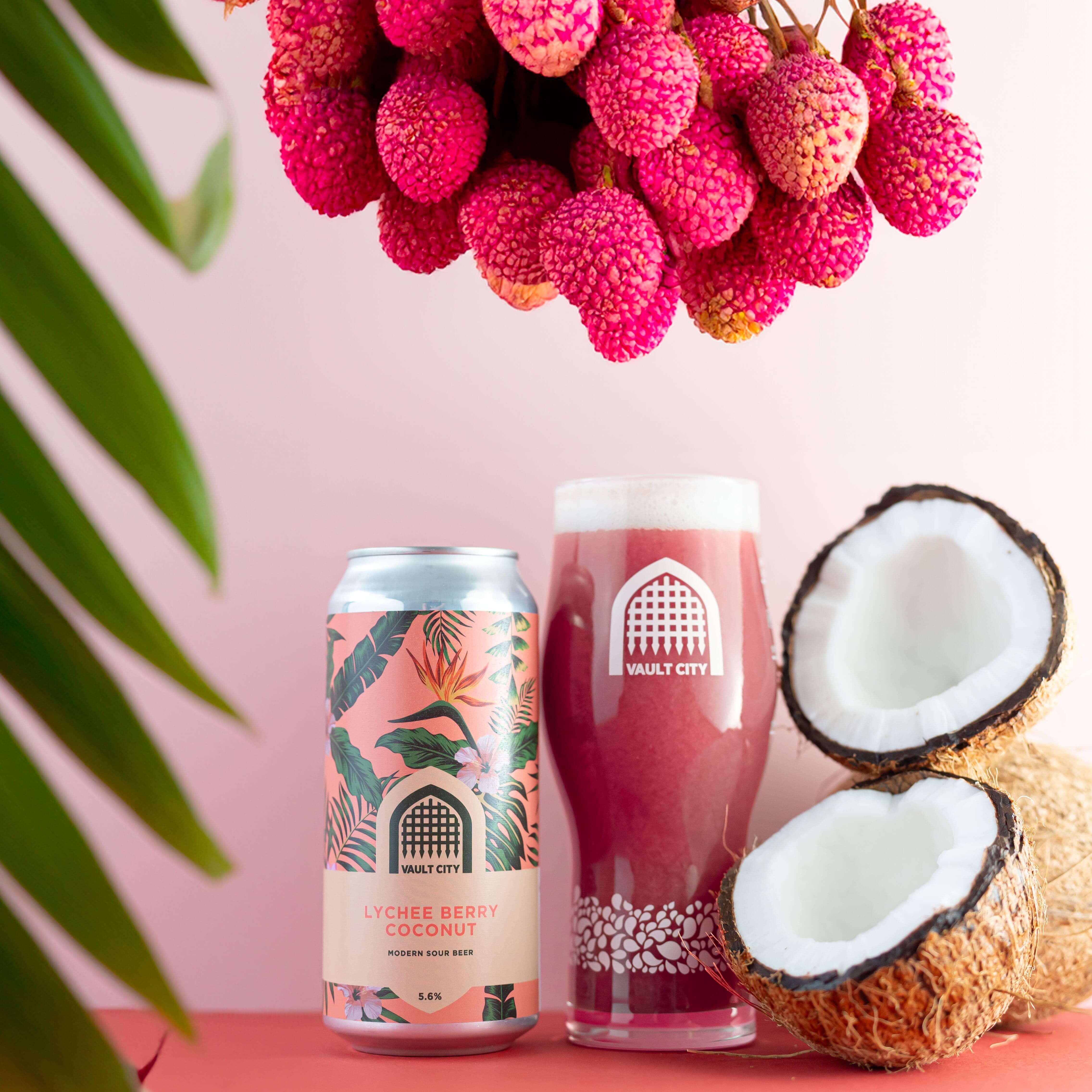 Lychee Berry Coconut - Vibrant Tropical Flavours – Vault City Brewing