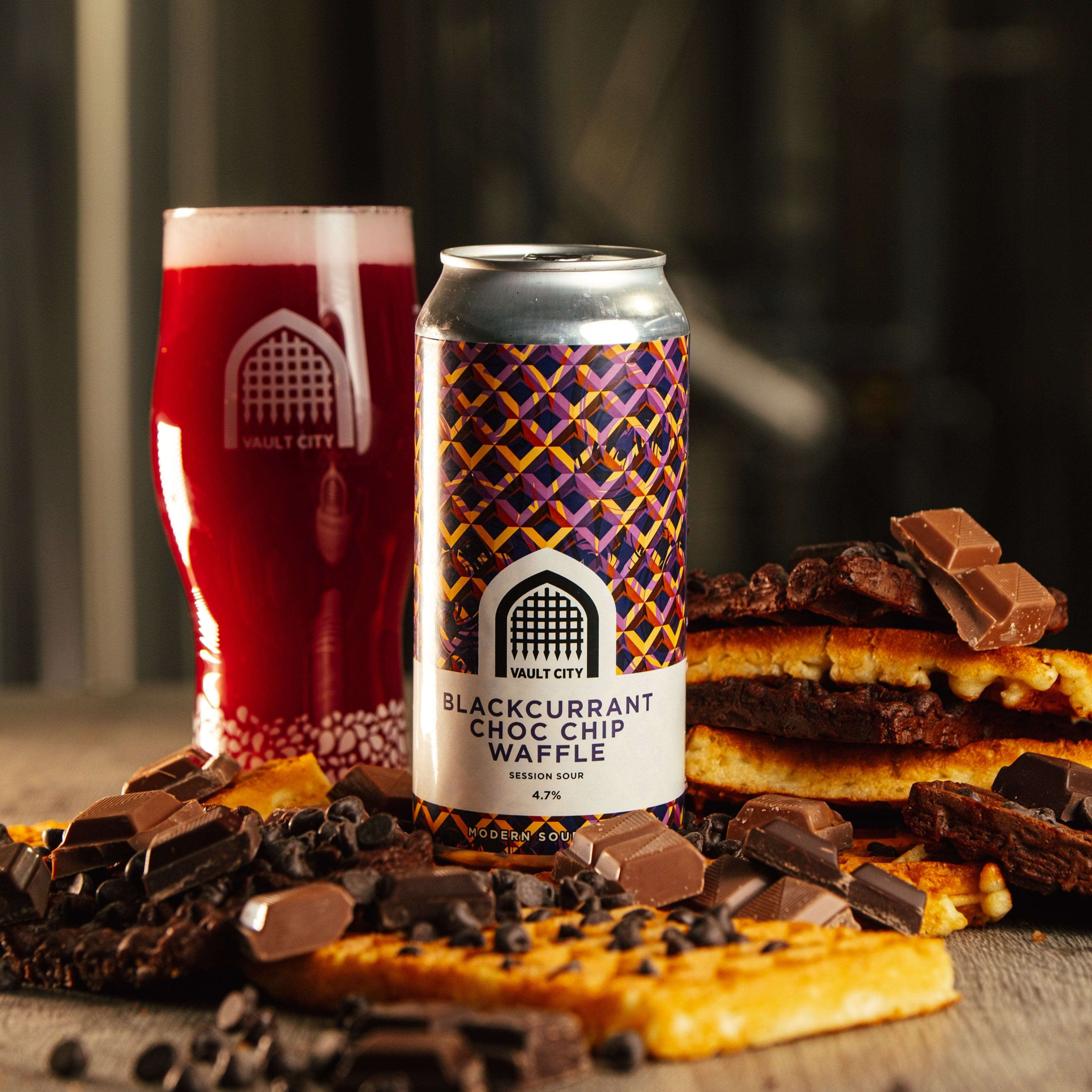 Blackcurrant Choc Chip Waffle – Vault City Brewing